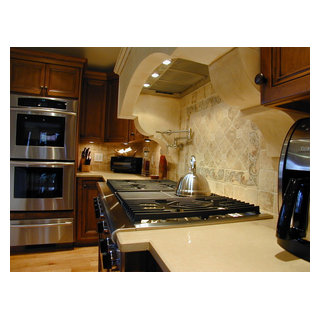 Custom Vent Hood - Mediterranean - Kitchen - Boston - by Woodcliffe ...