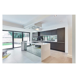 Dark Anthracite & White Kitchen - Contemporary - Kitchen - Other - by ...