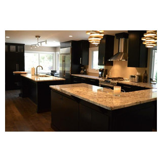 Dark Cabinet-Light Granite - Classique Chic - Cuisine - Milwaukee - par ...