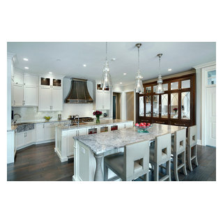 Dark Stain Armour Contrasts Cool-Tones - Transitional - Kitchen ...