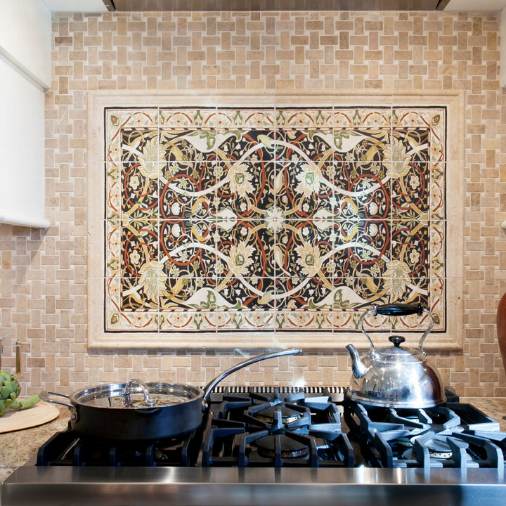 Tile Mural Over Stove - Photos & Ideas | Houzz