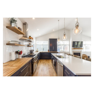 Deep Lake Custom Home - Beach Style - Kitchen - Other - by RLBaker ...