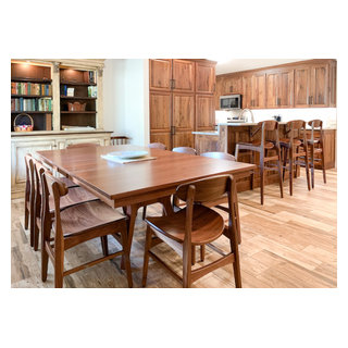 Deluxe Walnut Kitchen & Island - Transitional - Kitchen - by Miller's ...