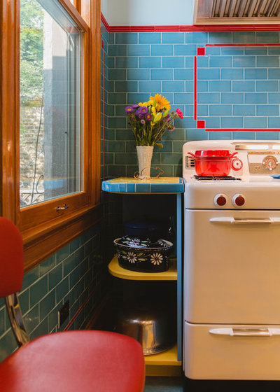 Depression-Era Art Deco Style Inspires a Chicago Kitchen