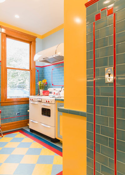 Depression-Era Art Deco Style Inspires a Chicago Kitchen