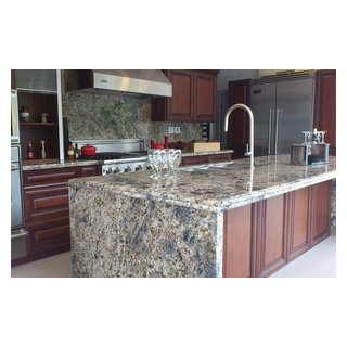 Diamond Arrow Granite - Contemporary - Kitchen - Miami - by Marble of ...