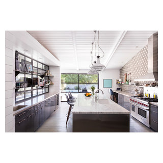 Diamond Kitchen - Midcentury - Kitchen - Los Angeles - by ARTO | Houzz