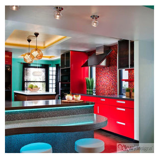 Disco Modern Kitchen - Modern - Kitchen - San Diego - by KW Designs | Houzz