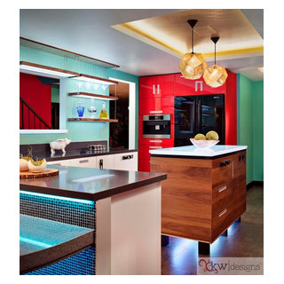 Disco Modern Kitchen - Modern - Kitchen - San Diego - by KW Designs | Houzz