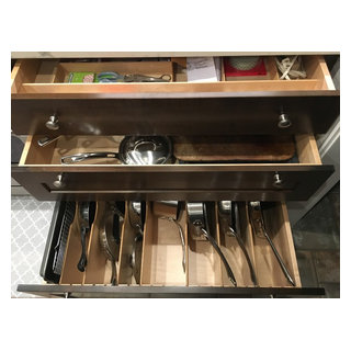 Divided Deep Drawers Provide Versitile Storage - Transitional - Kitchen ...