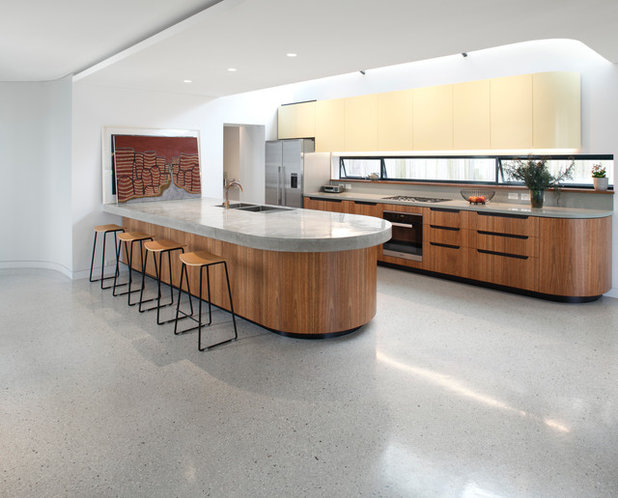 30 Curved Kitchens From Around the World | Houzz AU