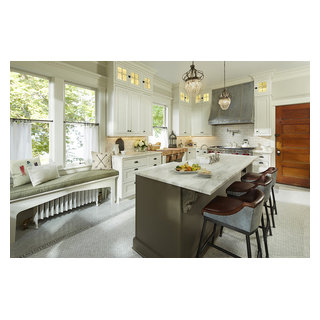 Dramatic St. Paul Kitchen Renovation - Traditional - Kitchen - Atlanta ...