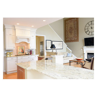 Dramatic White Kitchen - Traditional - Kitchen - Boston - by Kitchen ...