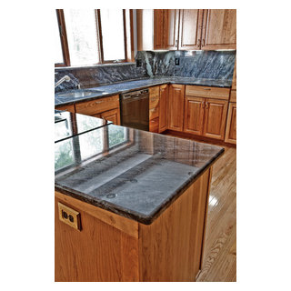 Dynamic Blue Granite Kitchen - Traditional - Kitchen - DC Metro - by ...