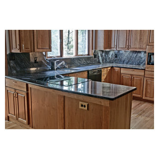 Dynamic Blue Granite Kitchen - Traditional - Kitchen - DC Metro - by ...