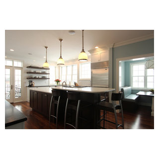 Eat in Kitchen with Built in Booth - Transitional - Kitchen - Other ...