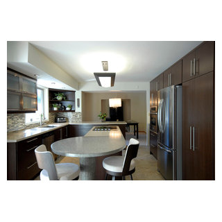 Echo Wood Slab Doors Kitchen Cabinetry - Traditional - Kitchen - Other ...