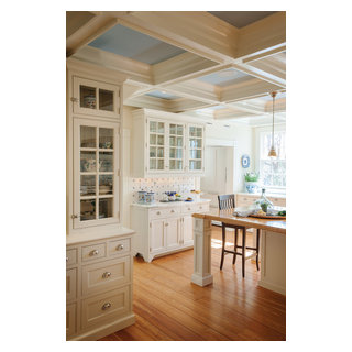 Elegant Sun-Filled Kitchen - Traditional - Kitchen - Boston - by Crown ...