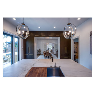 Euro Kitchen Remodel- 1927 Whole House Remodel - Transitional - Kitchen ...