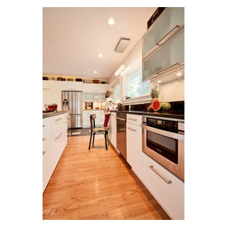 European Kitchen Remodel - Contemporary - Kitchen - Milwaukee - by ...
