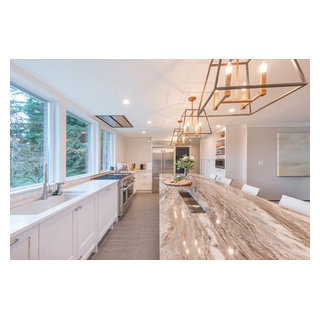 Expansive Kitchen for Entertaining - Modern - Kitchen - Vancouver - by ...
