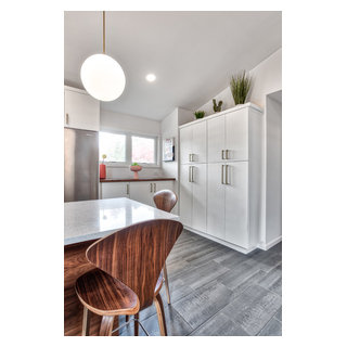 Extra Counter and Storage Space - Midcentury - Kitchen - New York - by ...