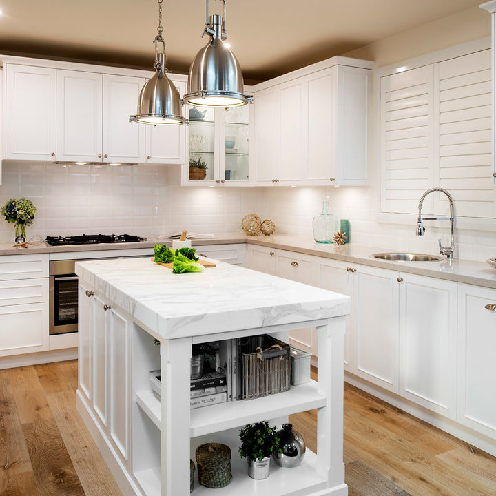 75 Beautiful Hamptons Kitchen Home Design Ideas & Designs | Houzz AU