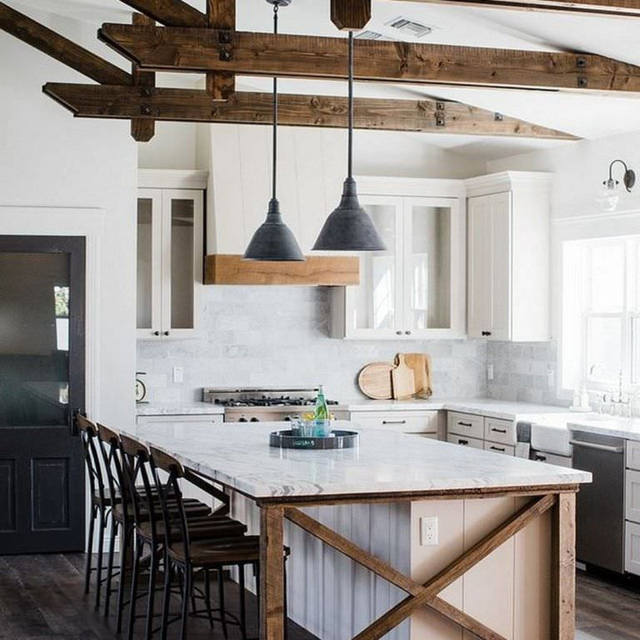 75 Beautiful Farmhouse Kitchen Design Ideas & Pictures | Houzz