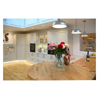 Farmhouse Kitchen in Ashbourne Mussel - Traditional - Kitchen ...
