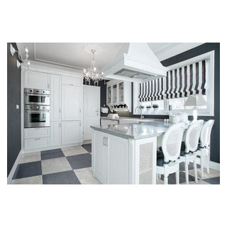 Faroe - Midnight and Seashell - Shabby-chic Style - Kitchen - Nashville ...