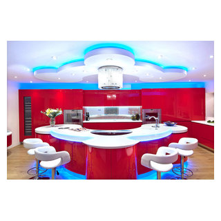 Ferrari Red - Modern - Kitchen - London - by Marazzi Design | Houzz UK