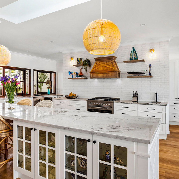 75 Beautiful Kitchen with Quartzite Benchtops Ideas & Designs - January ...