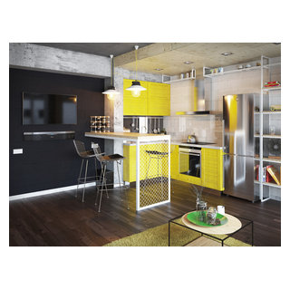 FLAT FOR STUDENT - Industrial - Kitchen - Other - by ARCHIFORMS studio ...