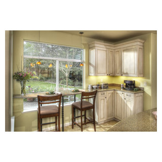 Floating Counter - Traditional - Kitchen - Sacramento - by MAK Design ...