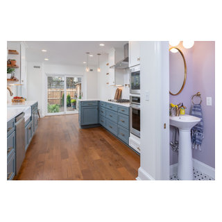 Four Level Graduate Hospital Rowhome - Transitional - Kitchen ...