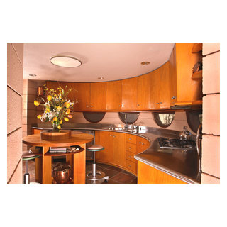 Frank Lloyd Wright Design in Phoenix - Midcentury - Kitchen - Phoenix - by La Casa Builders Inc ...