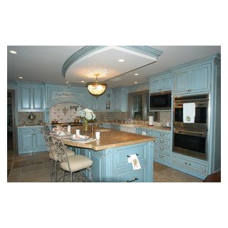 French Blue Kitchen - Traditional - Kitchen - New York - by Artisan ...
