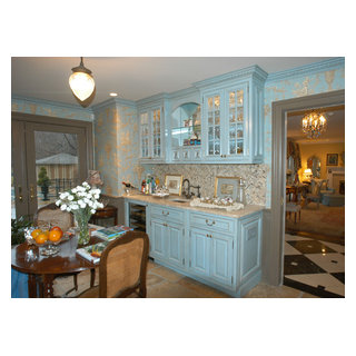 French Blue Kitchen - Traditional - Kitchen - New York - by Artisan ...