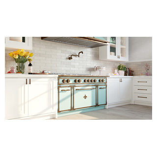 Full complete kitchen fitted with custom stainless steel cabinets ...