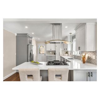 Full house renovation, Watertown, MA - Transitional - Kitchen - Boston ...