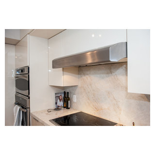 Fully Integrated Kitchen Refacing 2 Tones 2 Textures - Modern - Kitchen - Miami - by Kitchen ...