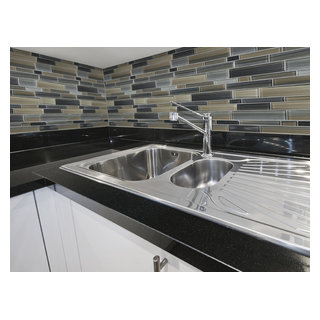 Fusion Rock Glass Mosaic - Modern - Kitchen - Toronto - by Stone Port ...