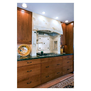 Gas Range and Stucco Hood Surround - Modern - Küche - Boise - von ...