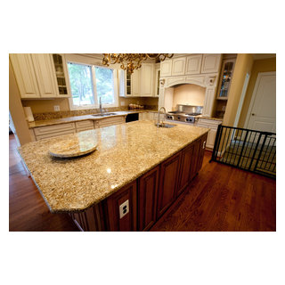 Golden Beach Granite Kitchen - Kitchen - DC Metro - by Granite Grannies ...
