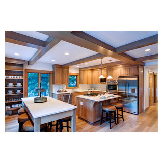 Government Camp Cabin - Rustic - Kitchen - Portland - by Kelly Hadley ...