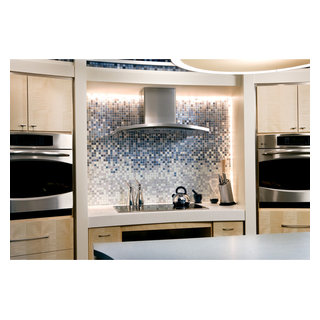 GRADIENT GLASS TILE KITCHEN BACKSPLASH - Contemporary - Kitchen - New ...