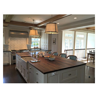 Greek Revival Restoration and Additions - Transitional - Kitchen ...