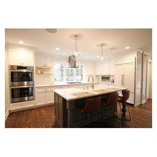 Greek Revival Restoration - Farmhouse - Kitchen - Bridgeport - by ...