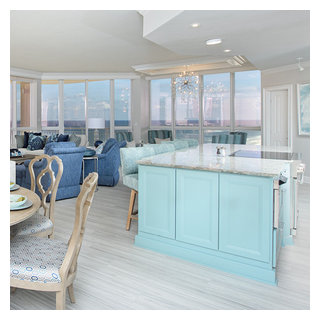 Gulf Coast Condo Kitchen - Beach Style - Kitchen - by Cambria | Houzz