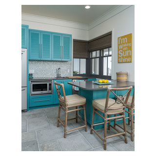 Gulfront Home - Kiva Dunes, Alabama - Beach Style - Kitchen - Miami ...